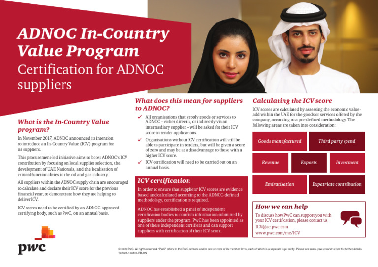 Adnoc Icv Program | PDF | Economies