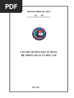 HDSD Hoc Truc Tuyen Trans Khoa 2024 | PDF