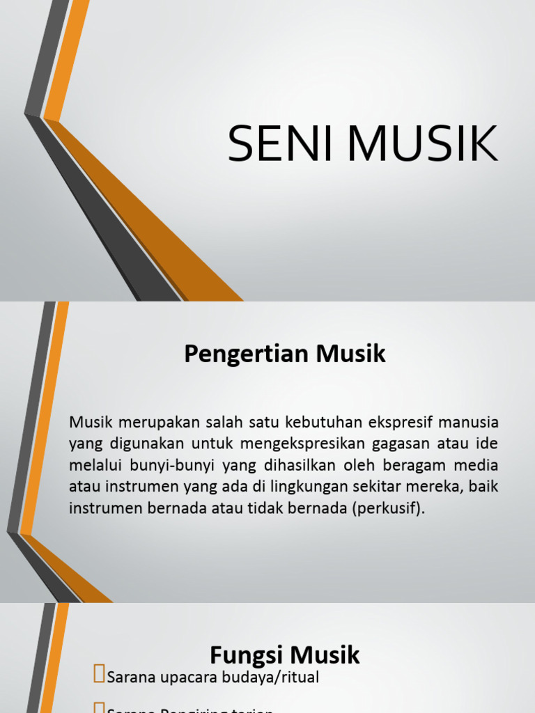 Pengertian dan Elemen Seni Musik | PDF