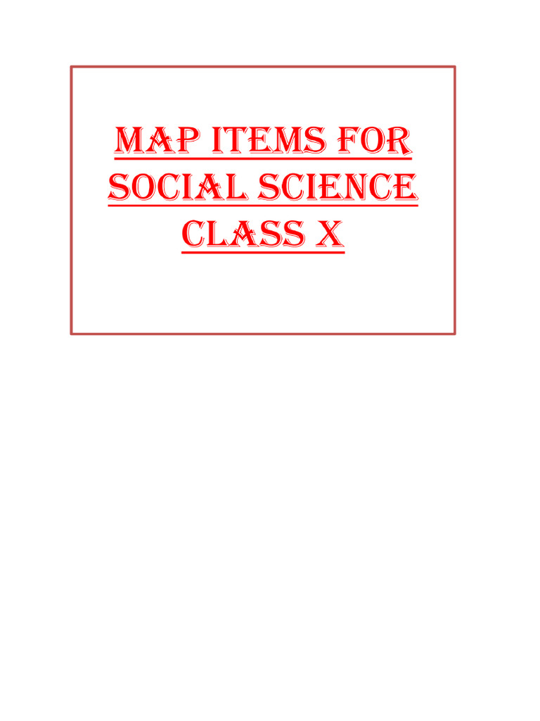 G10 Term1 Map | PDF