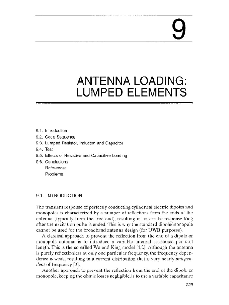 Antenna e Modelling With Python Chapter - 9 | PDF