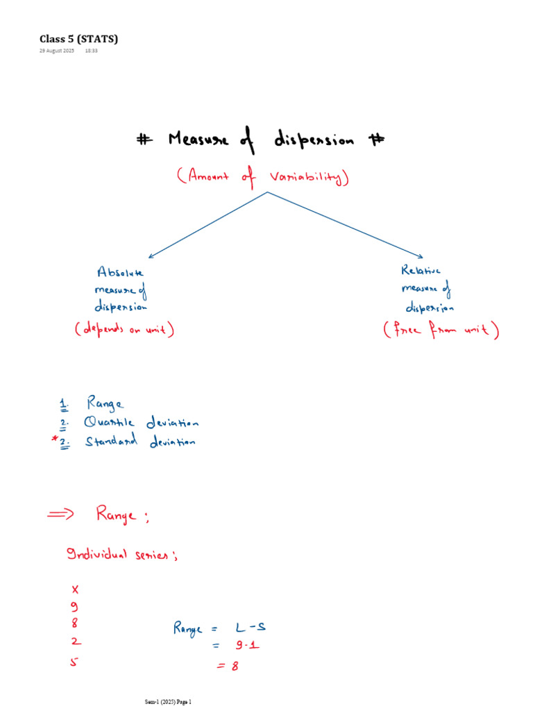 Class 5 (Intro. STATS) | PDF