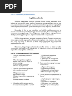 Sanhi at Bunga Worksheet | PDF