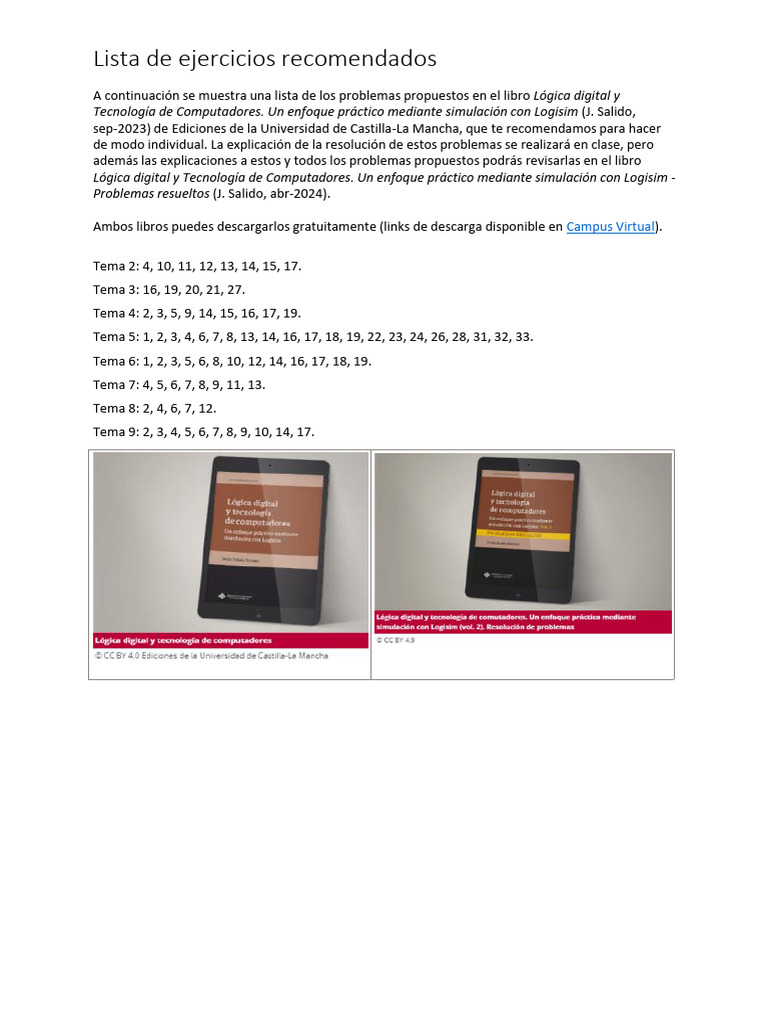 Ejercicios recomendados-1B | PDF