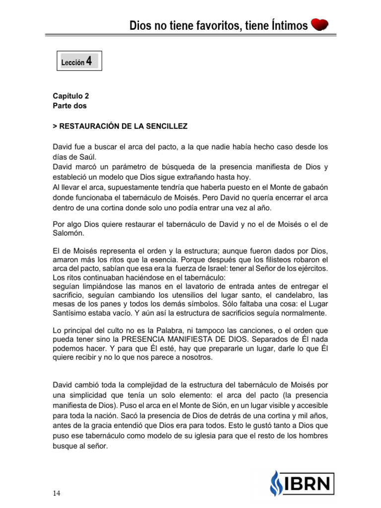 Restauración de la Sencillez en Dios | PDF | Arca de la Alianza ...