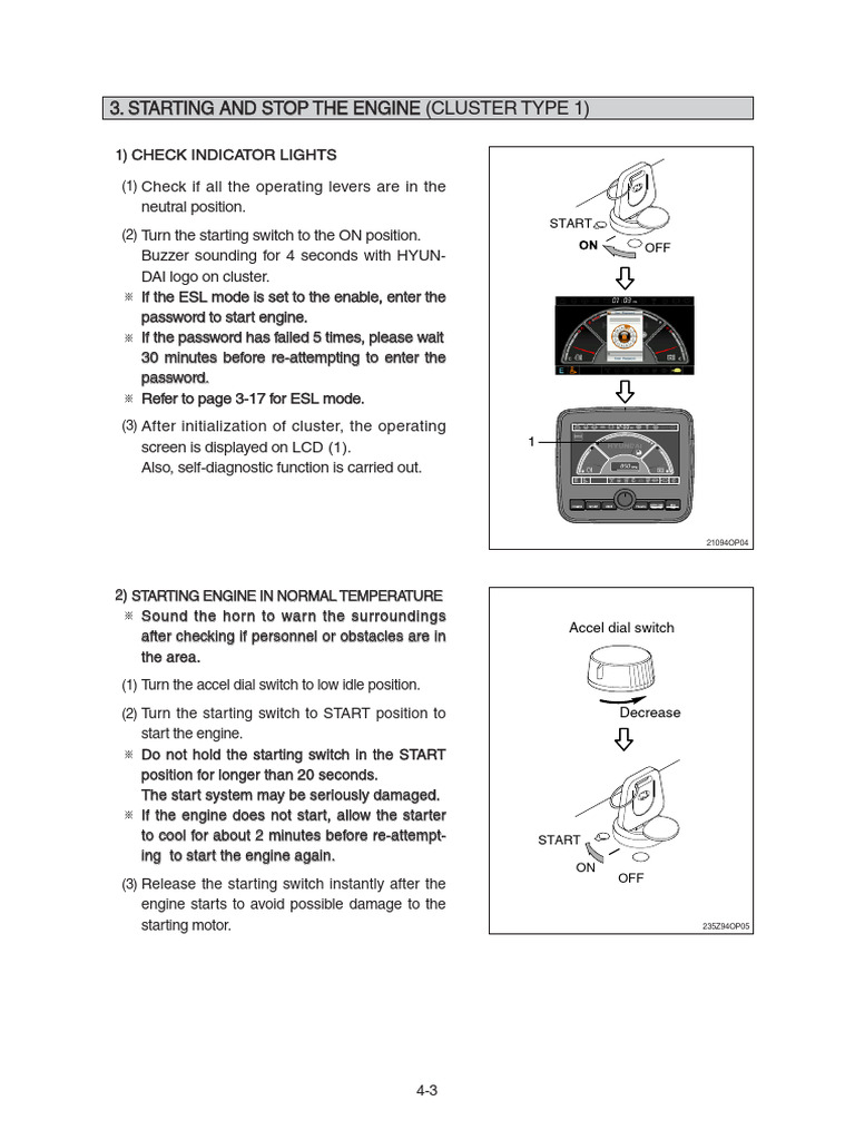 Engine Start and Warm-Up Procedures | PDF | Engines | Switch