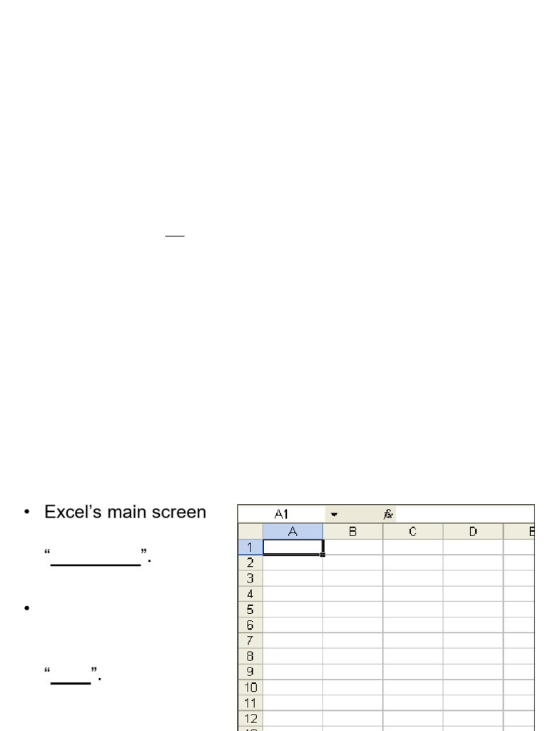 Excel Basics | PDF