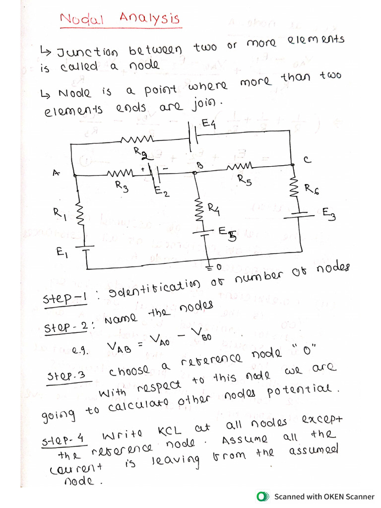 Nodal Analysis | PDF