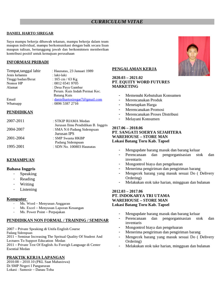 Curriculum Vitae | PDF