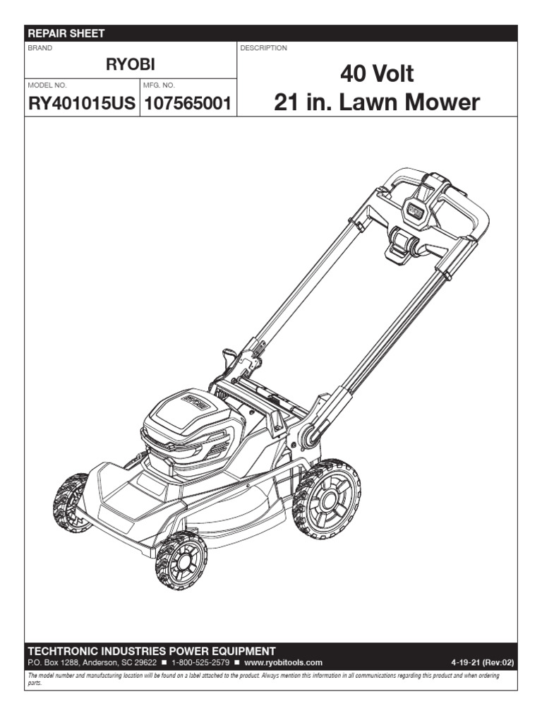 RY401014US Manual | PDF | Motor Vehicle | Land Vehicles