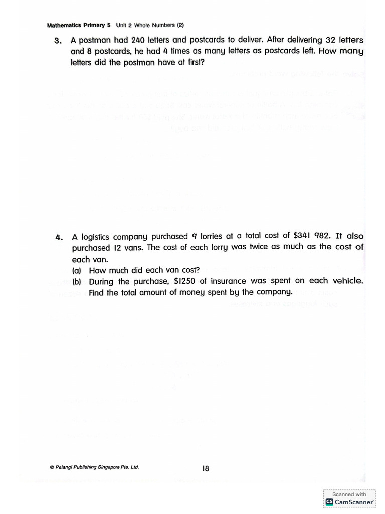 P6 Maths 4則 Fraction Decimals | PDF