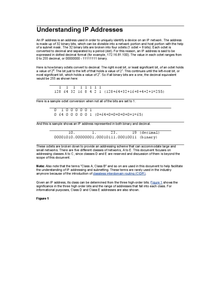 Understanding IP Addresses | Ip Address | Network Protocols | Free 30 ...