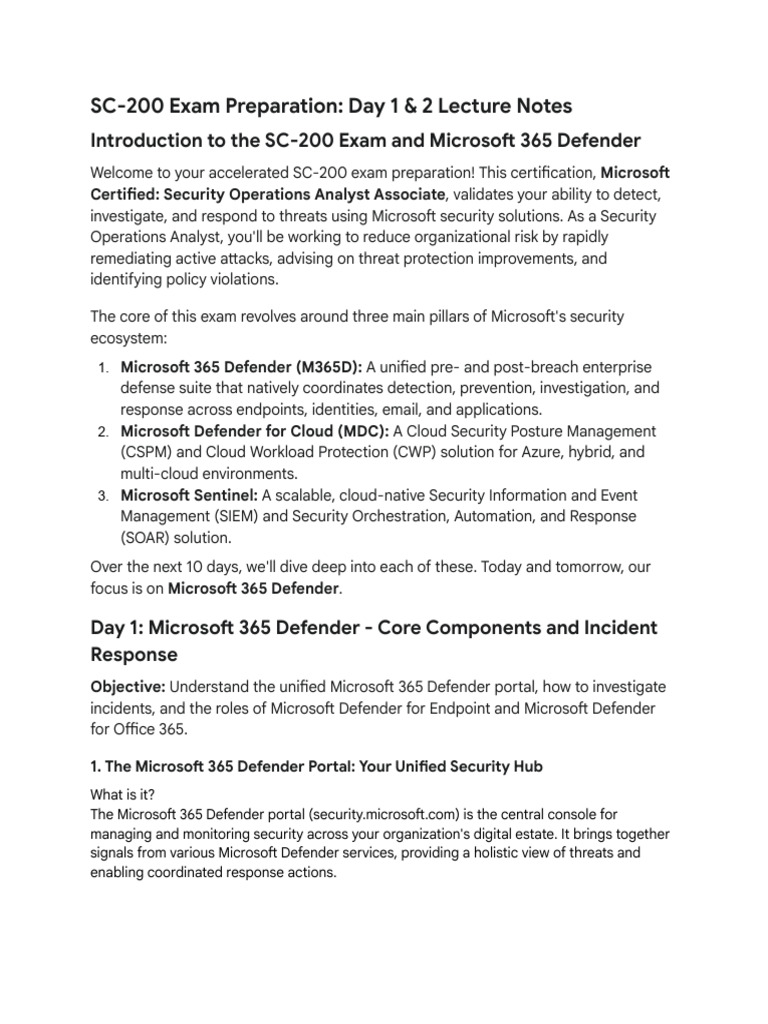 sc200 1 | PDF | Phishing | Security