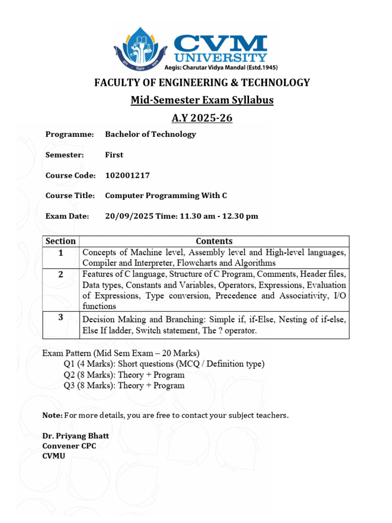 CPC Exam Syllabus 2025-26 | PDF