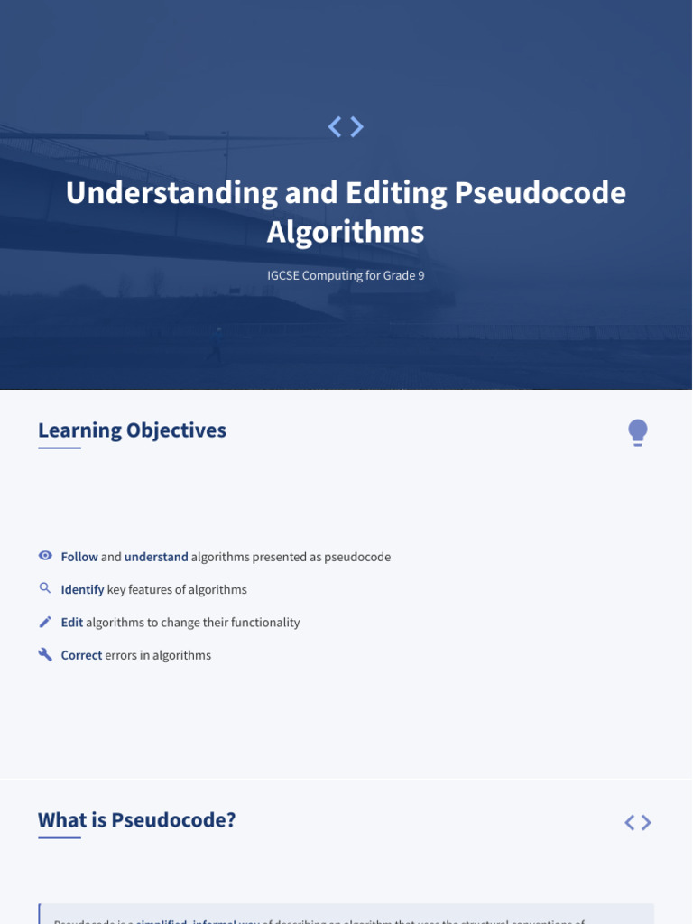 Understanding and Editing Pseudocode Algorithms | PDF | Algorithms | Computer Programming