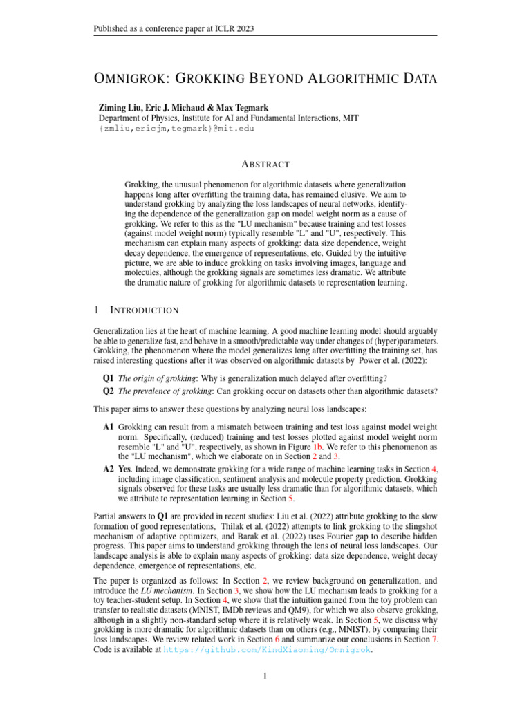 1906 Omnigrok Grokking Beyond Algor | PDF | Machine Learning | Algorithms