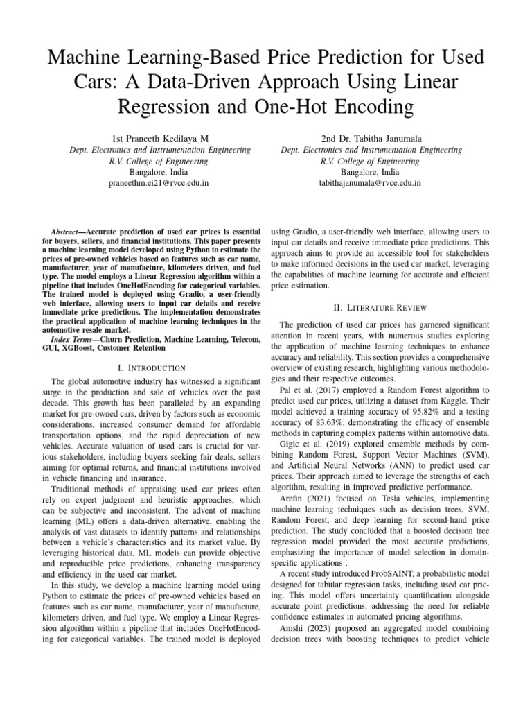 Data Analytics Research Paper | PDF | Machine Learning | Prediction