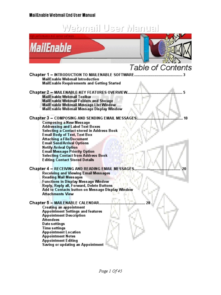 Mail Enable WebMail User Guide | PDF | Business