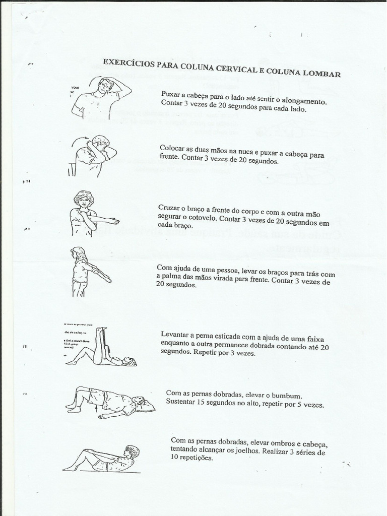 Coluna Cervical e Lombar | PDF