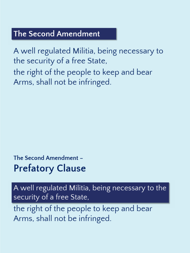Understanding the Second Amendment Rights | PDF | Second Amendment To ...