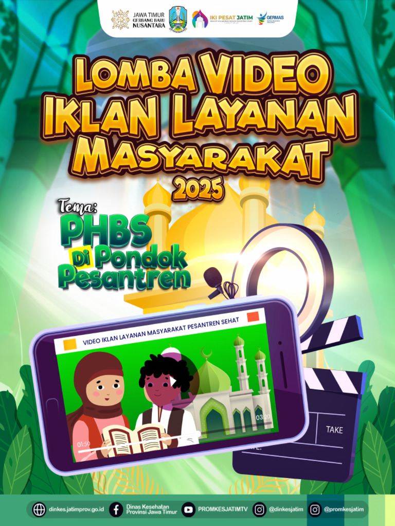 Flyer Lomba Video ILM Pesantren Sehat 2025 | PDF
