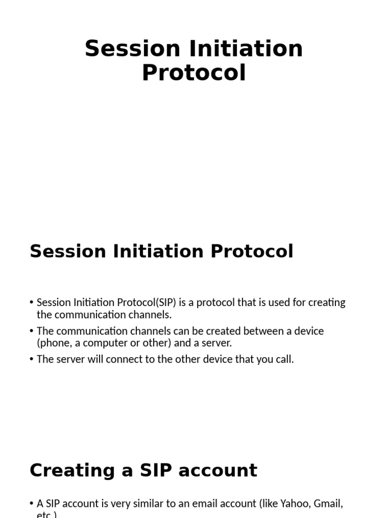 Additional Information SIP | PDF | Session Initiation Protocol | Voice Over Ip