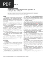 Qualification of Coating Applicators For Application of Coatings To ...