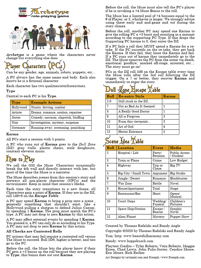 Archetype Rpg v 01 | PDF
