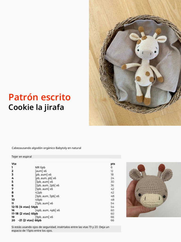 U3 03 Giraffe Pattern Spanish | PDF