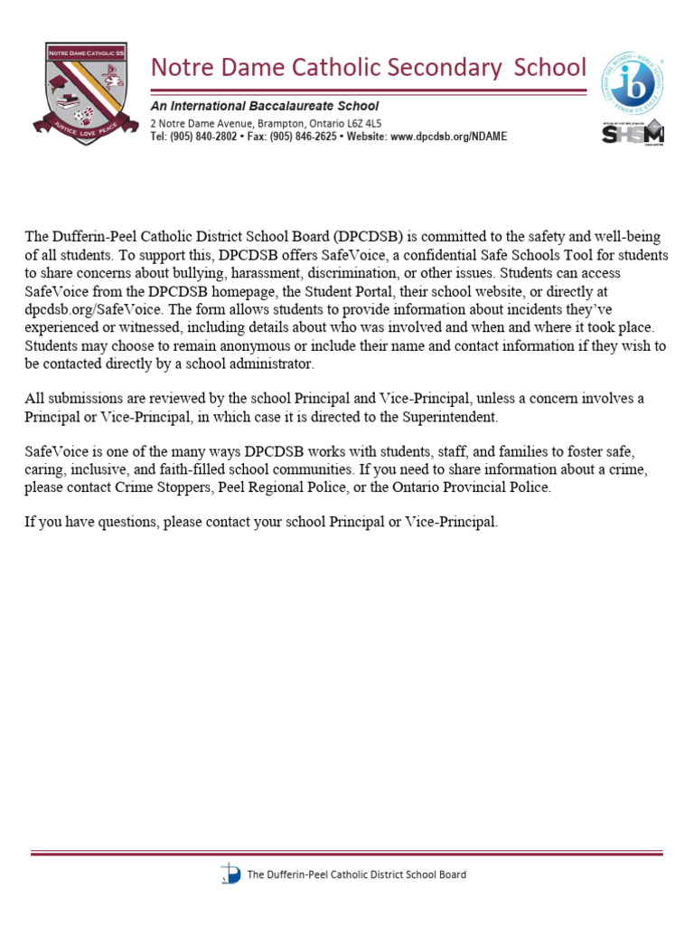 Safe Voice Letter | PDF