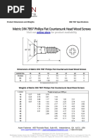 CSK Tap Holes Details | PDF | Science & Mathematics | Computers