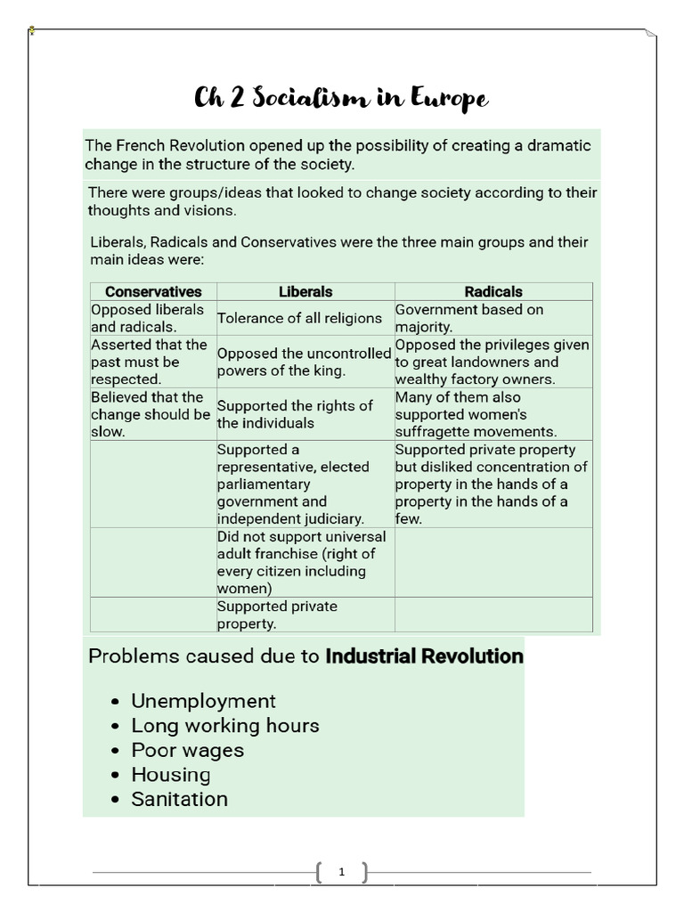 CH 2 Socialism in Europe | PDF | Russian Revolution | Bolsheviks