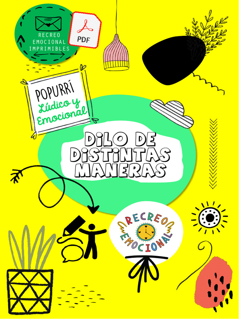 VERSIÓN IMPRIMIBLE - Dilo de Todas Maneras | PDF | Las emociones | Derechos de los niños