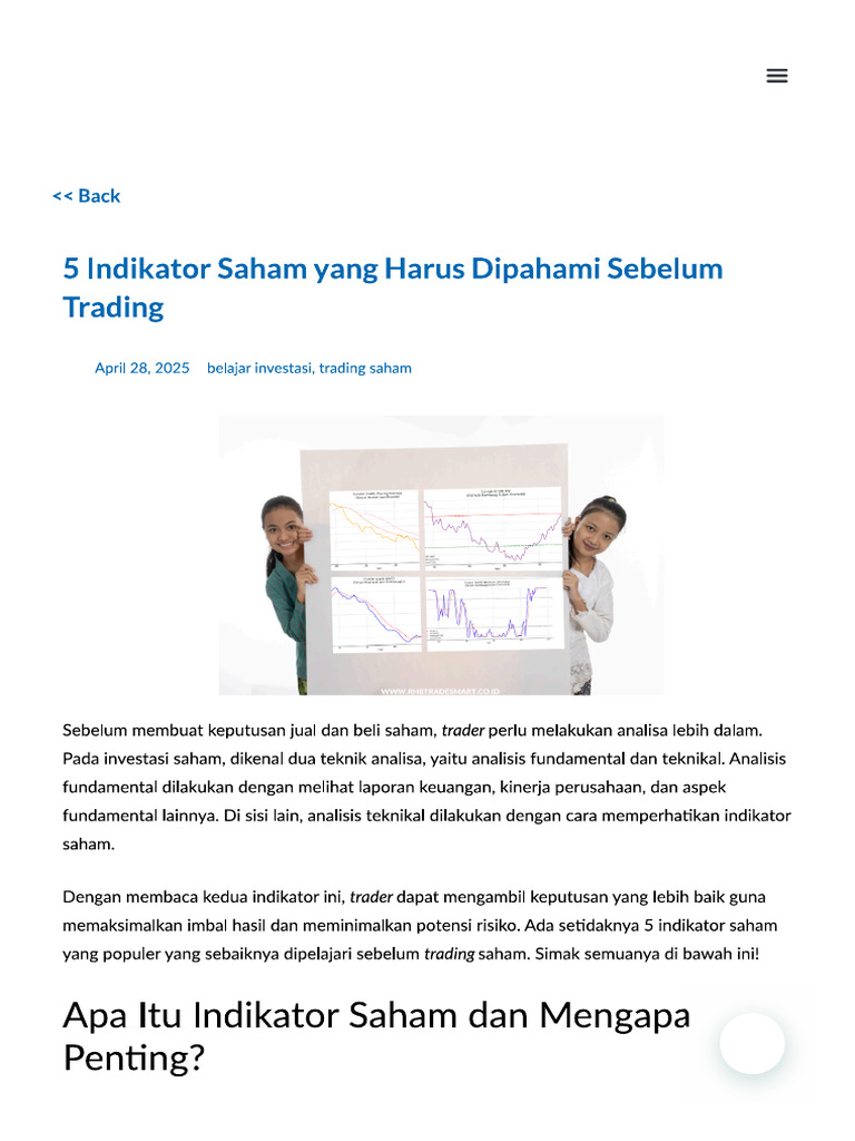 5 Indikator Saham Yang Harus Dipahami Sebelum Trading - RHB Tradesmart ...