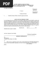 Instant Memo of Appearance Format | PDF