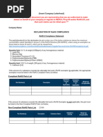 Material Declaration Submission Guide | PDF | Chemical Compounds ...