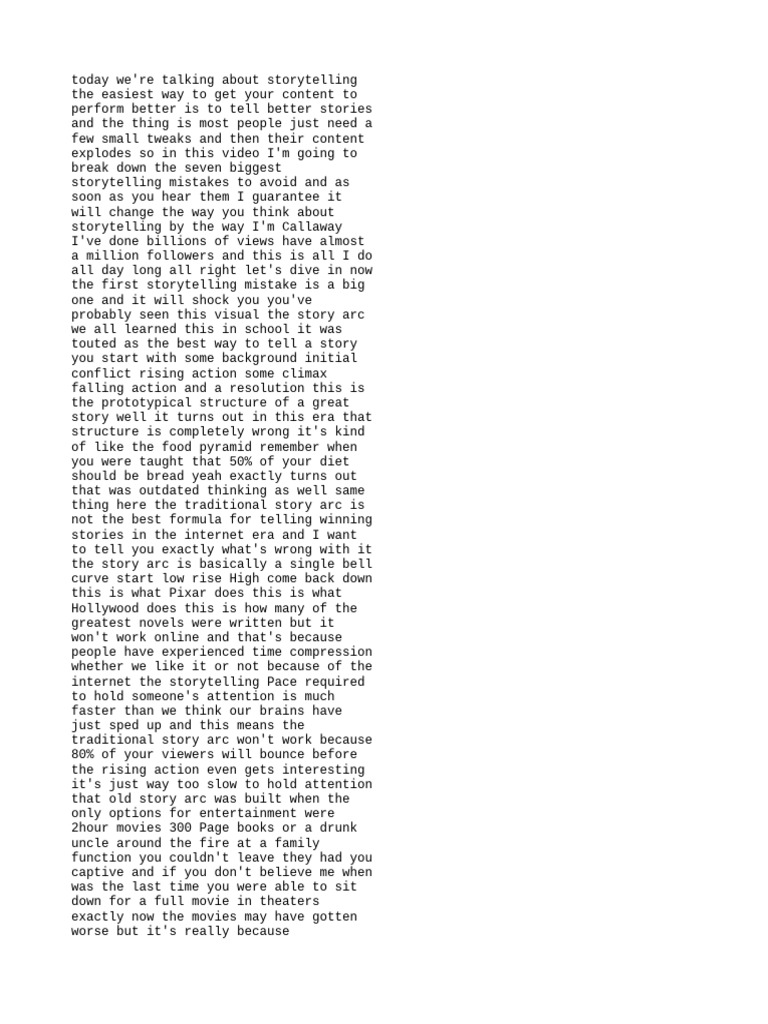 (English (Auto-Generated) ) 7 Storytelling Mhgistakes That Are KILLING ...