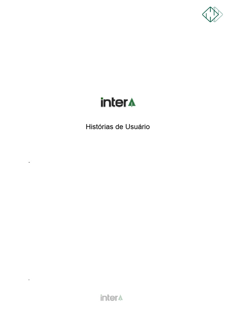 Histórias de Usuário para Sistema InterA | PDF | Autenticação | Fazer login