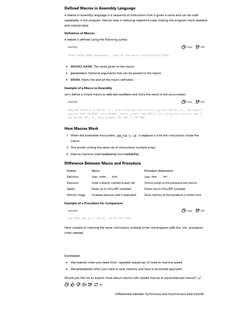 Understanding Assembly Language Macros | PDF | Input/Output | Random ...