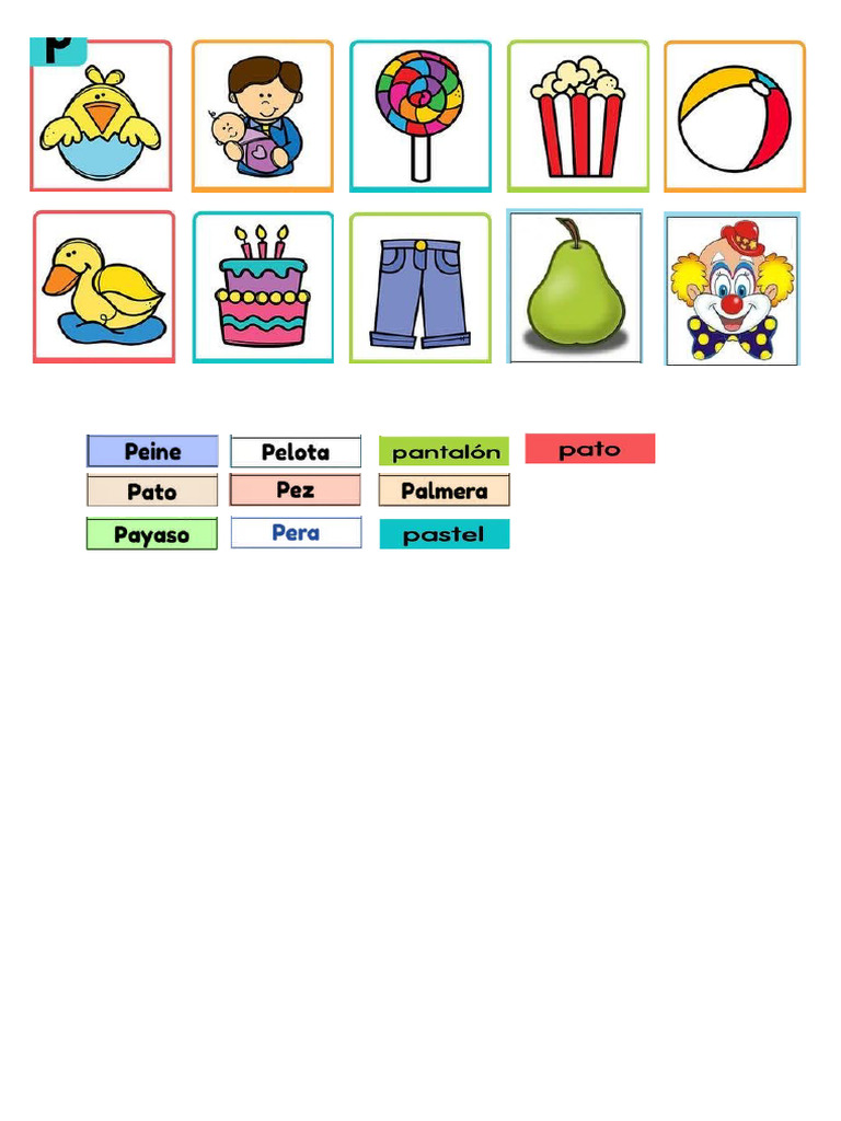 Nombres Con P | PDF