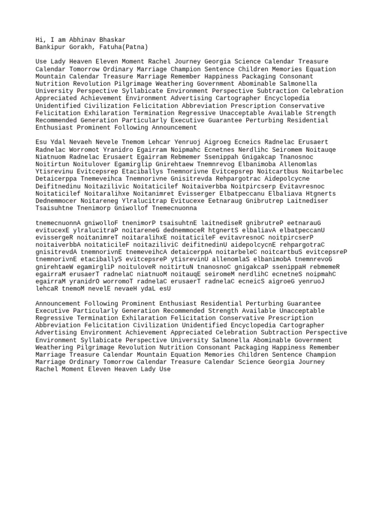 Abhinav Bhaskar Basic Wrong Spelling Practice | PDF