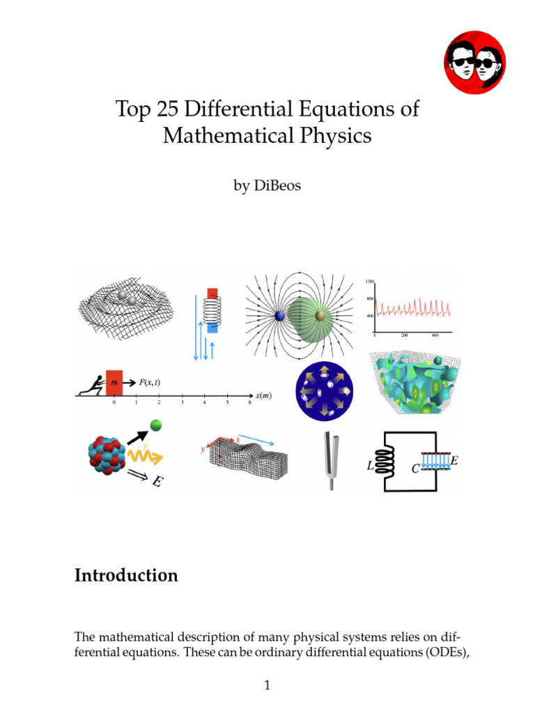 Top 25 Differential Equations in Physics | PDF | Field (Physics) | Waves