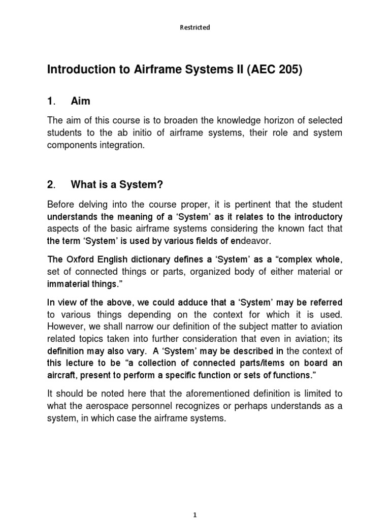 Introduction To Airframe Systems II-Student's | PDF | Capacitor | Jet Fuel