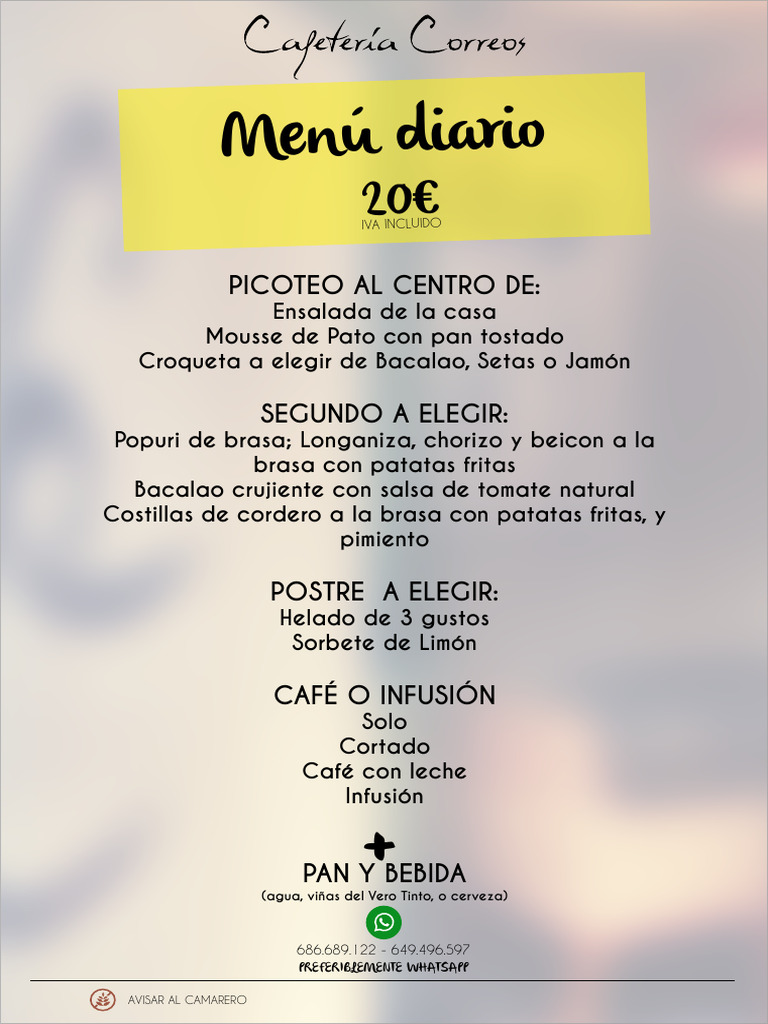 Menus S | PDF