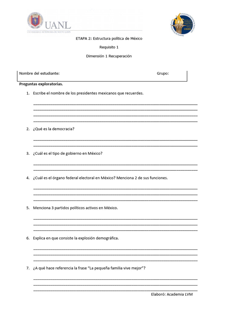 R1 Act Recuperacion E2 LMV 25 | PDF