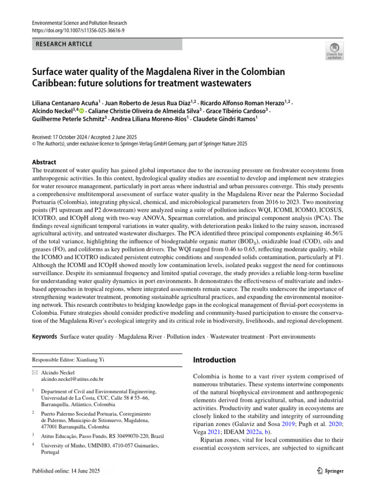(AJ) 2025-Surface Water Quality of The Magdalena River in The Colombian ...