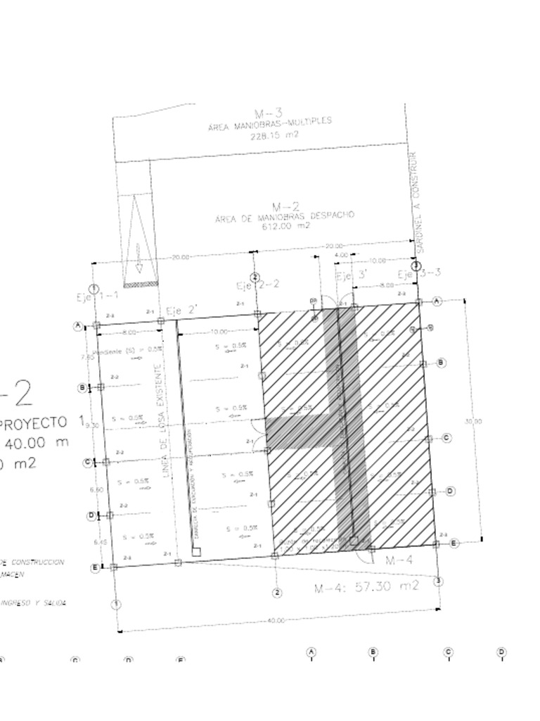 (TRALSA-AM1200-PL-OC-008) PLANO MECÁNICO DE ALMACÉN 600 M2-Model | PDF