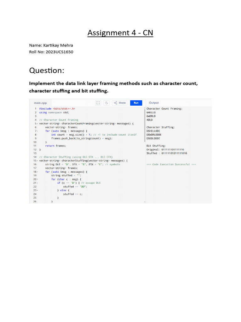 CN Assignment - 4 | PDF
