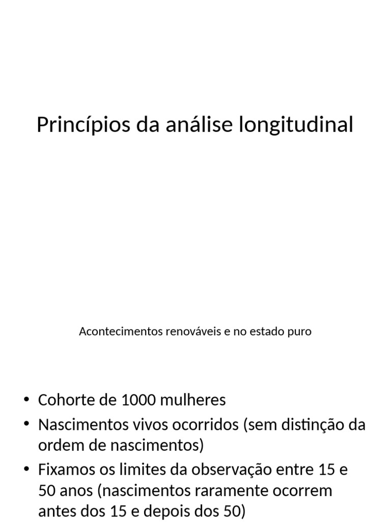 Analise Longitudinal | PDF