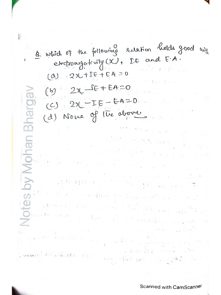 Basic Note Chemistry | PDF